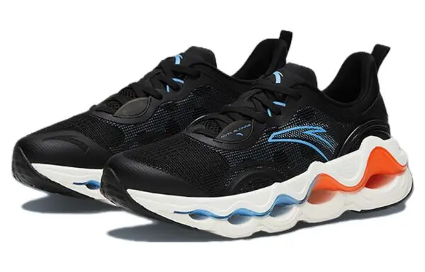 ANTA Energy Rung Sneakers - Black/white/blue