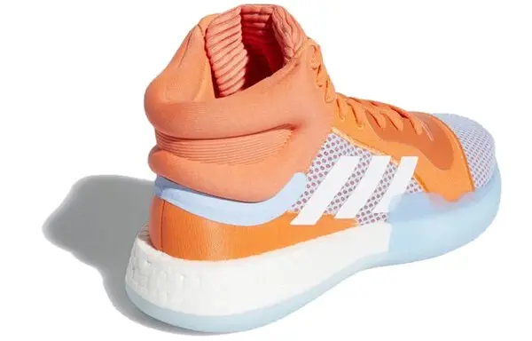 Adidas Marquee Boost High Top Sneakers - Orange/blue