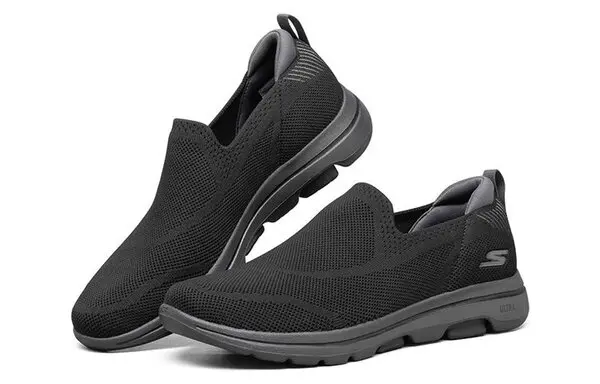 Sketchers Go Walk 5 Ritical 'black Charcoal - Black/charcoal