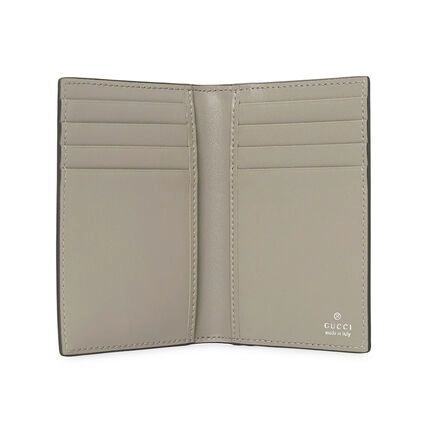 Gucci 25 Horsebit Card Holder 'grey Beige