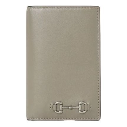 Gucci 25 Horsebit Card Holder 'grey Beige - Grey/beige