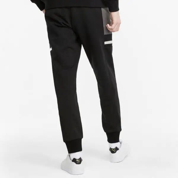 PUMA Logo Tape Pants - Black
