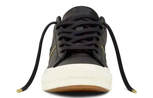 CONVERSE One Star Leather Low Top Sneakers - Black/gold