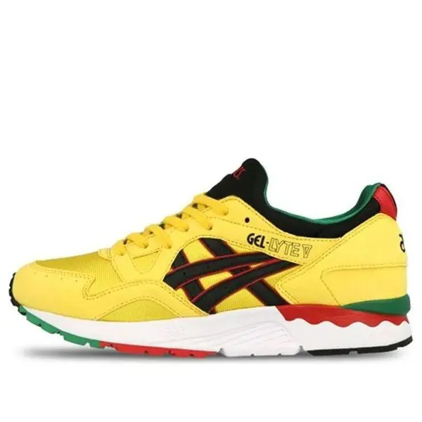 Asics Gel Lyte 5 "carnival" Low Top Sneakers - Black/yellow