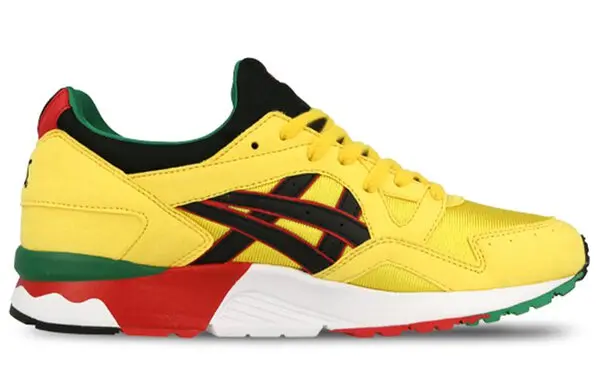 Asics Gel Lyte 5 "carnival" Low Top Sneakers - Black/yellow