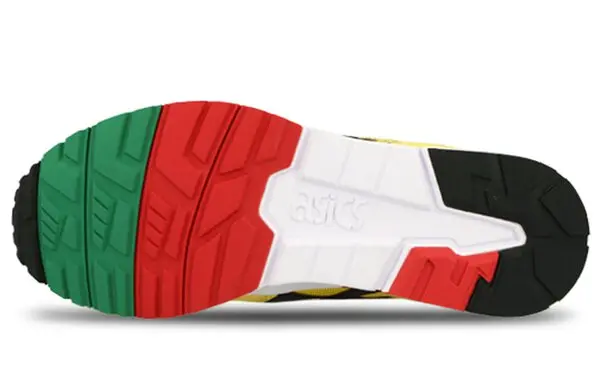 Asics Gel Lyte 5 "carnival" Low Top Sneakers - Black/yellow