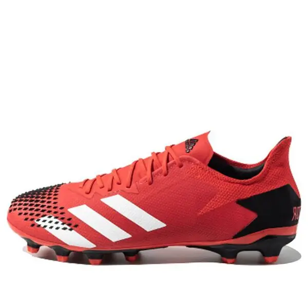 Adidas Predator 20.2 Mg Football Cleats - Black/red