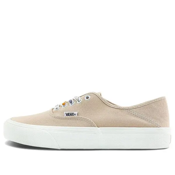 VANS Authentic Vr3 Casual Lace Up Sneakers - Beige/white