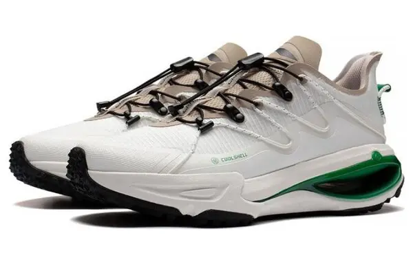 LI-NING Yijie Hiking Shoes - White/tan/green