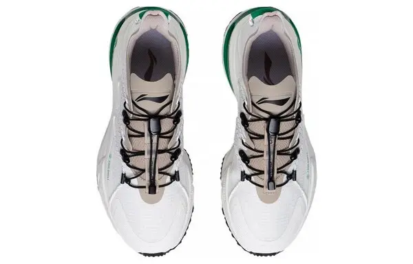 LI-NING Yijie Hiking Shoes - White/tan/green