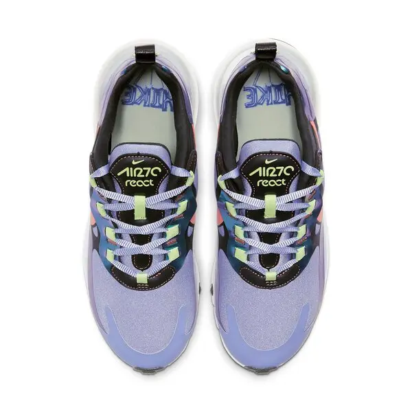 Nike Max 270 React Sneakers - Blue/pink