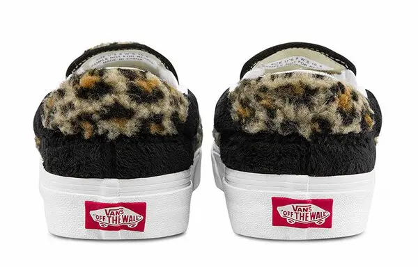 VANS Slip-on 59 Leopard Print Sneakers - Black/leopard
