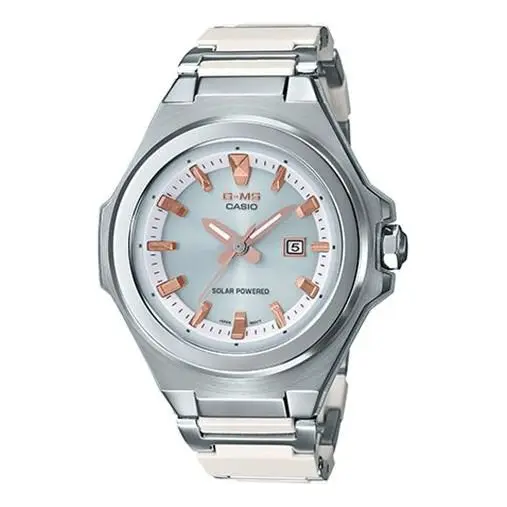 Casio Baby-g Solar-powered Timepiece With Shock And Water Resistance - White