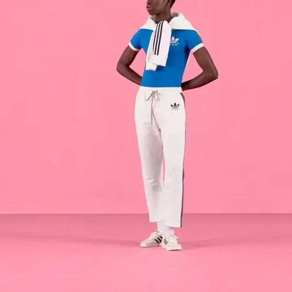 Gucci X Adidas Trefoil Print T-shirt