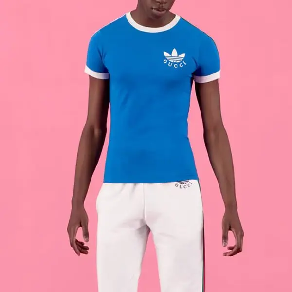 Gucci X Adidas Trefoil Print T-shirt