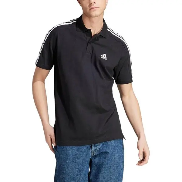 Adidas Essentials Piqu Embroidered Small Logo 3-stripes Polo Shirts