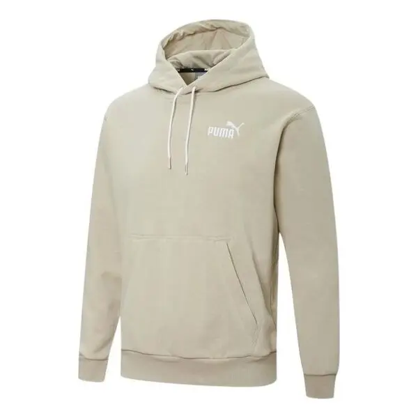 PUMA Ess Logo Hoodie - Beige