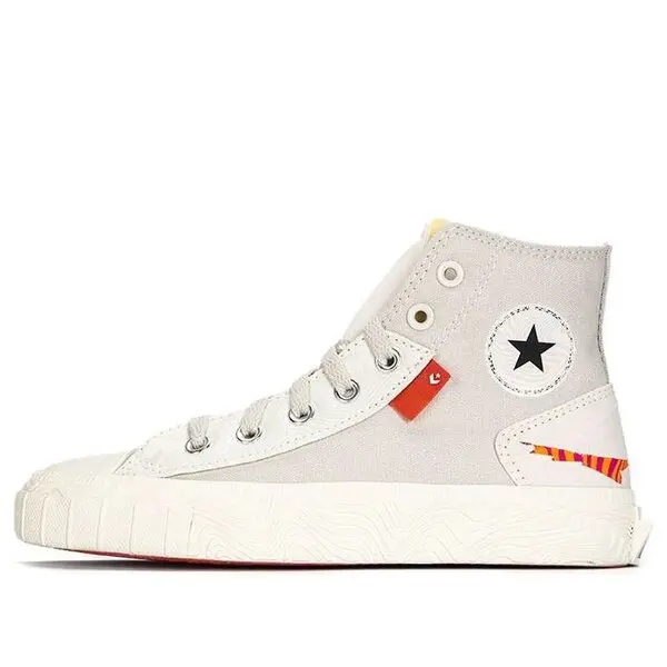 CONVERSE Chuck Taylor All Star High Top Sneakers - Cream/red