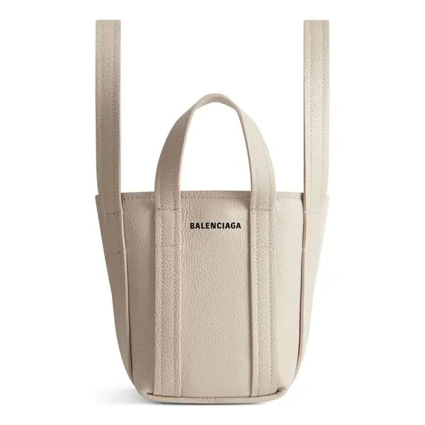 Balenciaga Everyday 2.0 Mini Shoulder Tote Bag - Greige