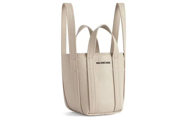 Balenciaga Everyday 2.0 Mini Shoulder Tote Bag - Greige