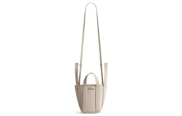 Balenciaga Everyday 2.0 Mini Shoulder Tote Bag - Greige