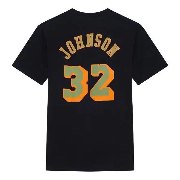 Mitchell & Ness X Nba Los Angeles Lakers Script T-shirt 'magic Johnson 32