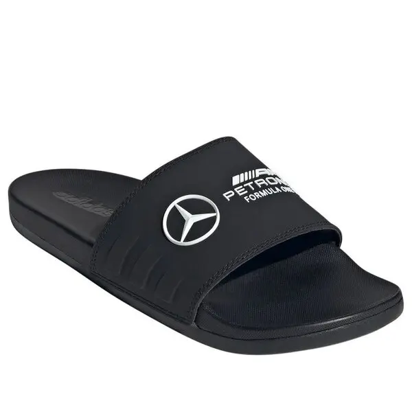 Adidas X Mercedes Amg Adilette Slides - Core Black/cloud White/core Black