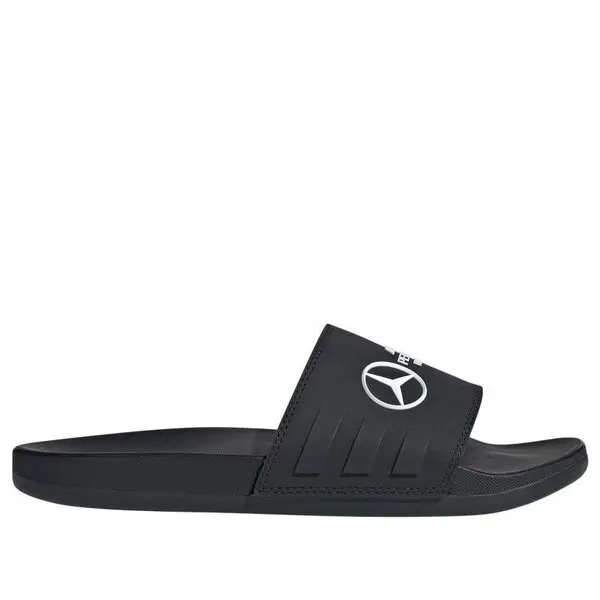 Adidas X Mercedes Amg Adilette Slides - Core Black/cloud White/core Black