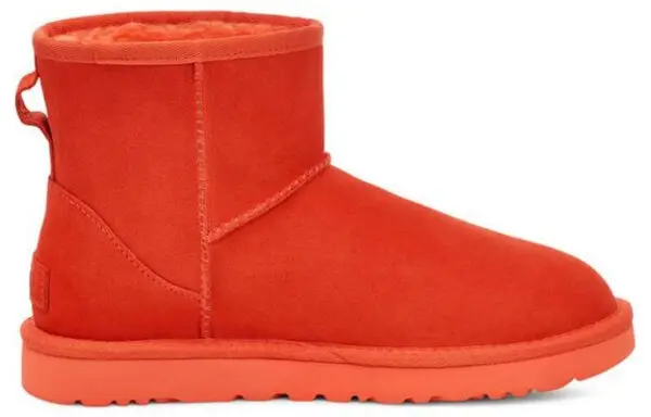 UGG Classic Mini Ii Boot With Side Logo Detailing - Orange