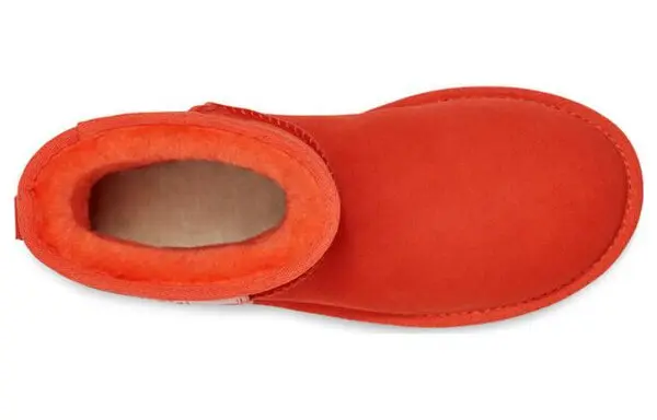 UGG Classic Mini Ii Boot With Side Logo Detailing - Orange