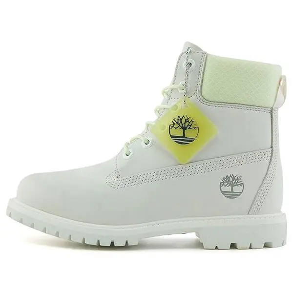 Timberland Premium Inch Waterproof Wide Fit Boot - White