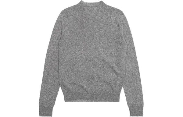 Play Comme Des Garcon Cardigan With Double Red Emblem - Grey