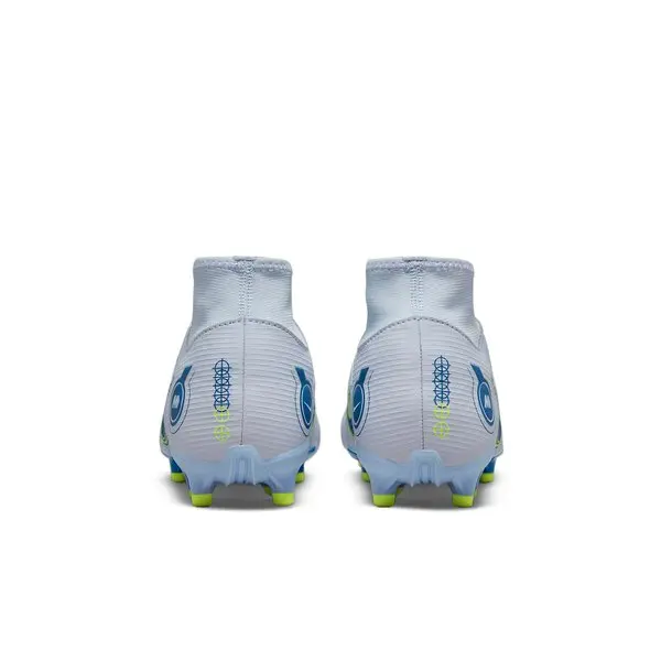 Nike Mercurial Superfly Academy Mg High Top Football Boots - Grey/blue/yellow