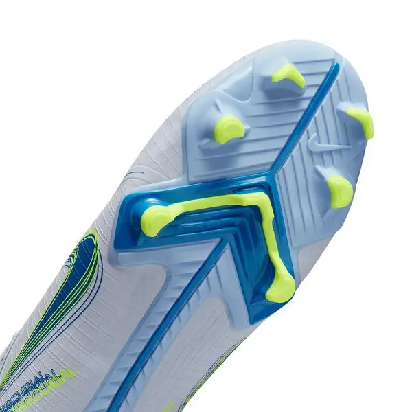 Nike Mercurial Superfly Academy Mg High Top Football Boots - Grey/blue/yellow