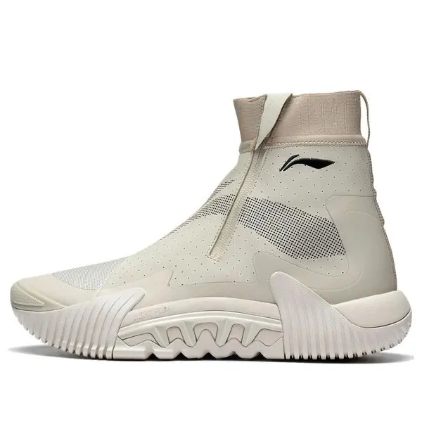 LI-NING Badfive 2 Wntr High-top Sneakers - White/tan