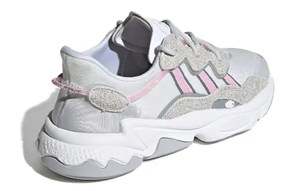 Adidas Ozweego "true Pink" Sneakers - White