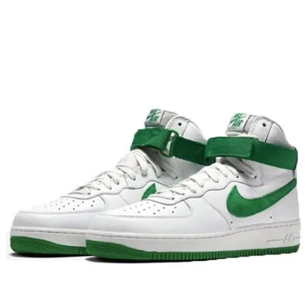 Nike Force 1 High Retro Qs Sneakers - White/green
