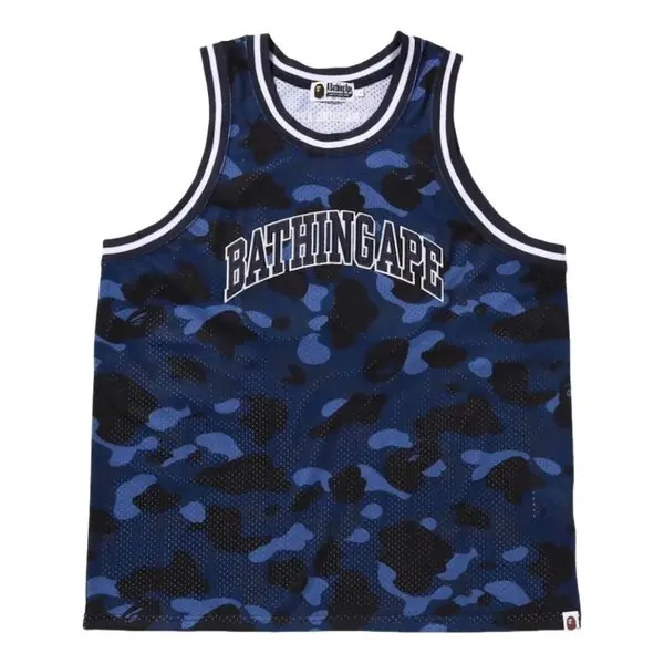 A BATHING APE Color Camo Jersey - Blue