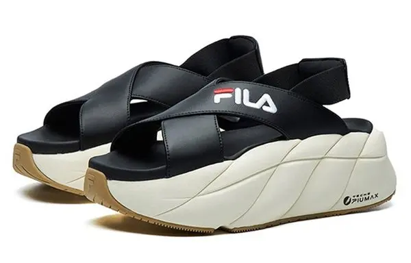FILA Athletic Sandals With Embossed Logo And Textured Sole