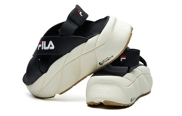 FILA Athletic Sandals With Embossed Logo And Textured Sole