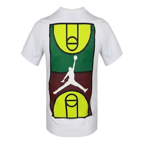 JORDAN Back Stadium Large Printing Short Sleeve - White