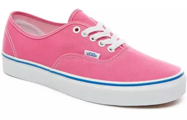 VANS Authentic Lace-up Sneakers - Pink/blue