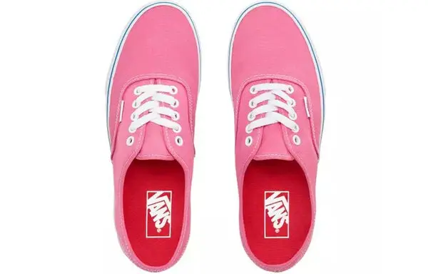 VANS Authentic Lace-up Sneakers - Pink/blue