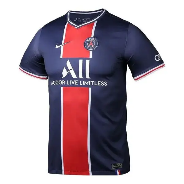 Nike Paris Saint-germain 2020/21 Stadium Home Jersey - Navy/white/red