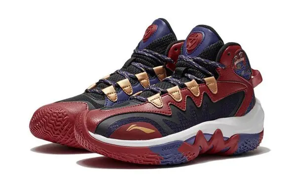 LI-NING Team 2.0 High Top Sneakers - Red/blue