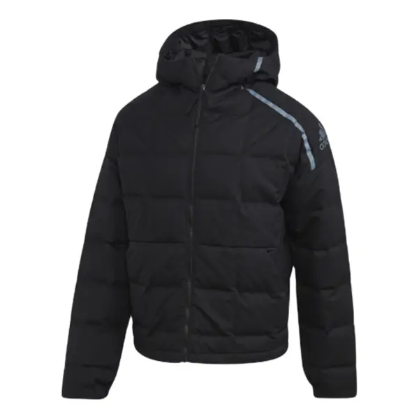 Adidas Down Feather Hooded Jacket - Default Color