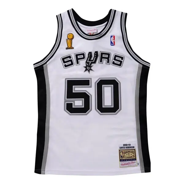 Mitchell & Ness X Nba San Antonio Spurs Finals 2002-03 David Robinson Jersey - White/black