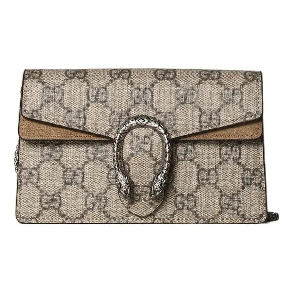 Gucci Dionysus Gg Supreme Super Mini Bag - Beige