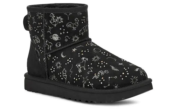 UGG Classic Zodiac Mini Boots - Black