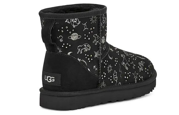 UGG Classic Zodiac Mini Boots - Black